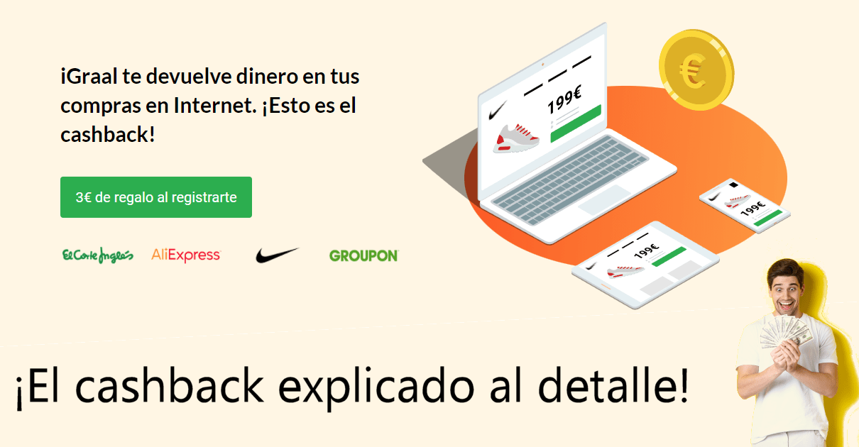 ¿Qué es el cashback? Ejemplo práctico: reembolsos con iGraal ¿Qué es el cashback? Ejemplo práctico: reembolsos con iGraal