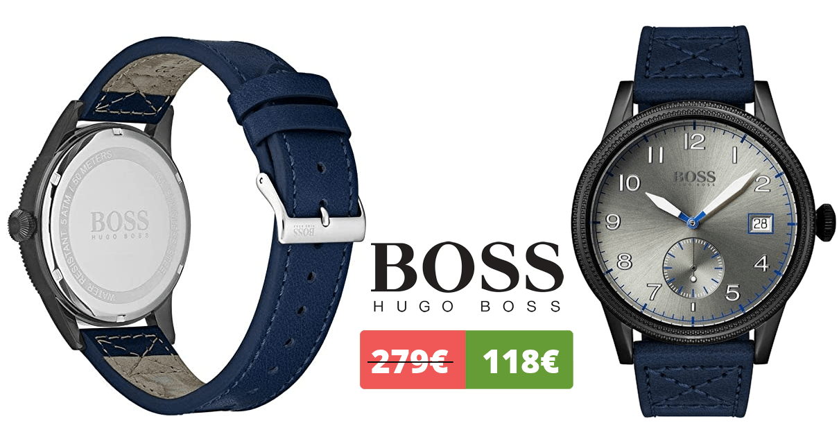 ¡CHOLLO! Reloj Hugo Boss Legacy solo 91€ (-63%)